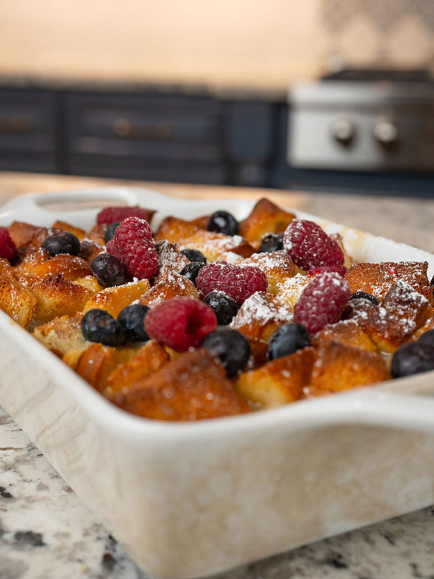 Jeannie Jacobs' White Chocolate Bread Pudding with White Chocolate Rum ...